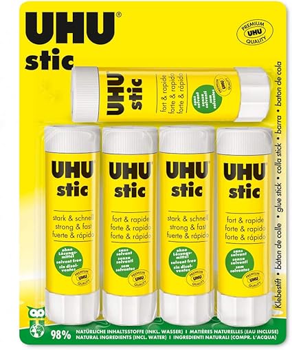 UHU Stic, The Proven Adhesive Stick - Sticks Strong, Fast and Durable ...