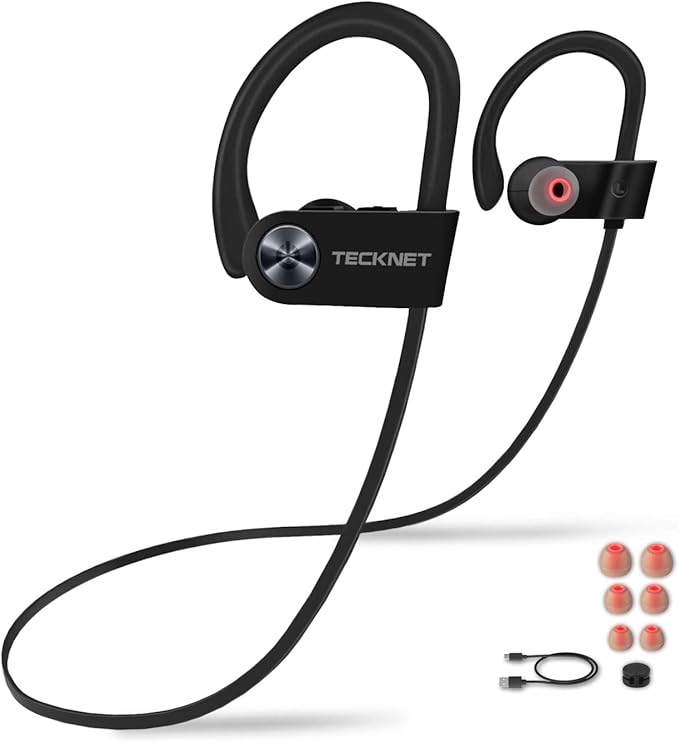TECKNET Sports Headphones Wired with: Amazon.co.uk: Electronics