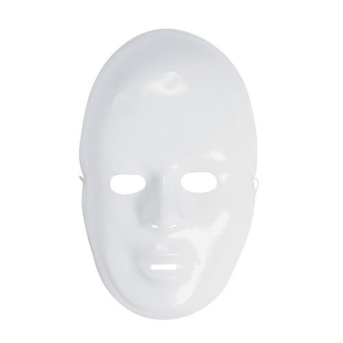 Fun Express DIY White Face Masks - 12 Masks - Great for Halloween ...