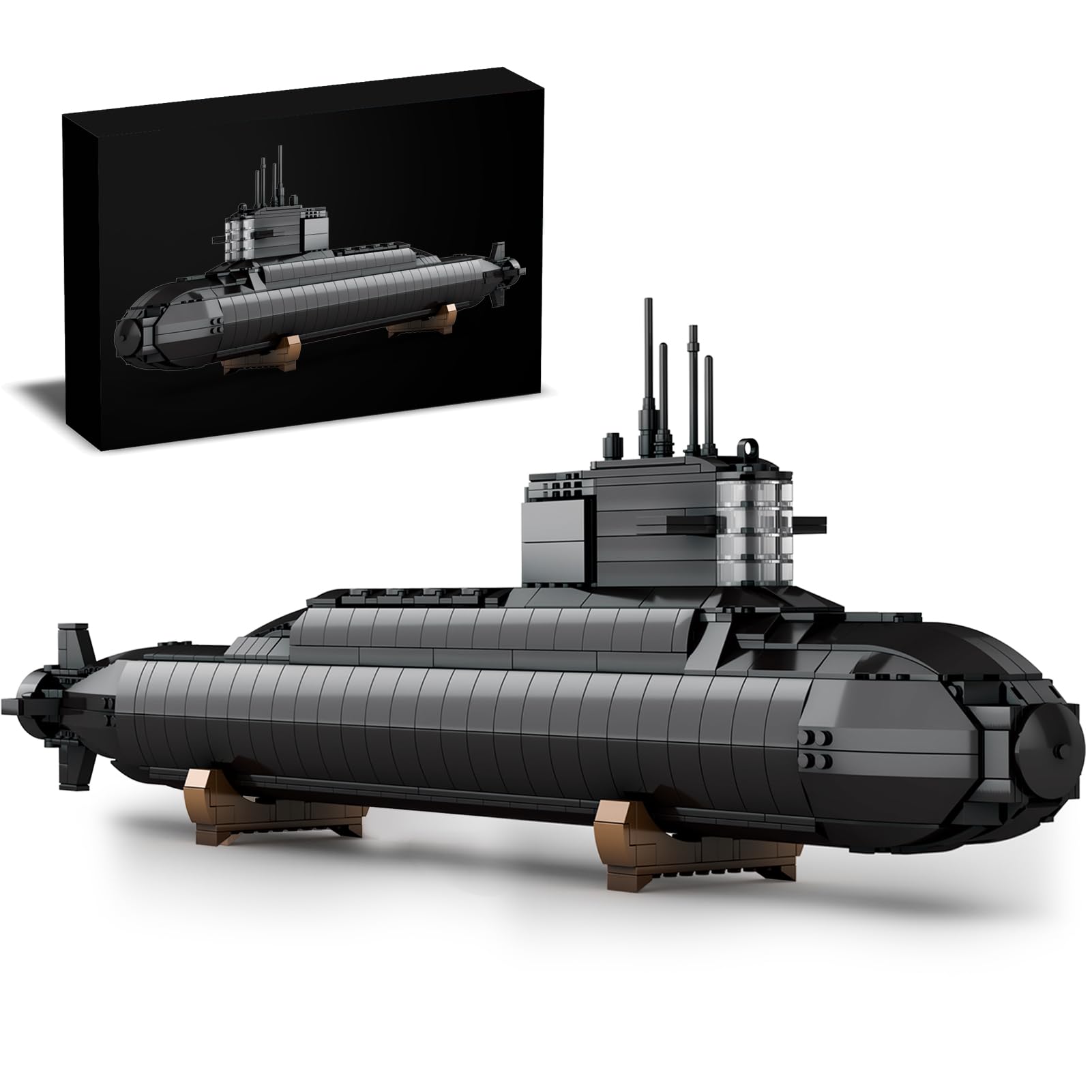 Mua Strategic Nuclear Submarine Building Toy Set with Lights, WW2 ...