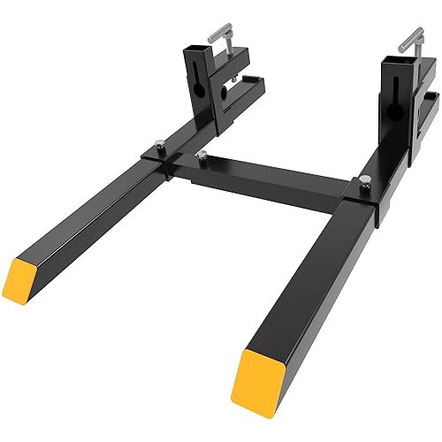YINTATECH 60" 4000lbs Clamp on Pallet Forks Heavy Duty Tractor Forks ...