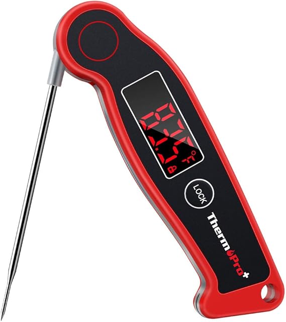 ThermoPro TP19 Waterproof Digital Meat Thermometer for Grilling with ...