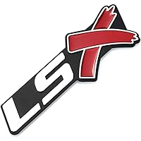 Amazon.com: Aimoll 2PCS LSX Side Fender Rear Lid Boot Trunk Emblem ...