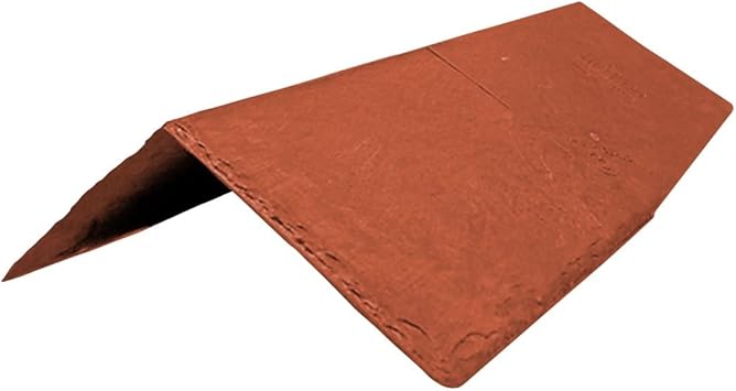 Tapco Slate Synthetic Ridge Tile (10 Pack) - Brick Red: Amazon.co.uk ...