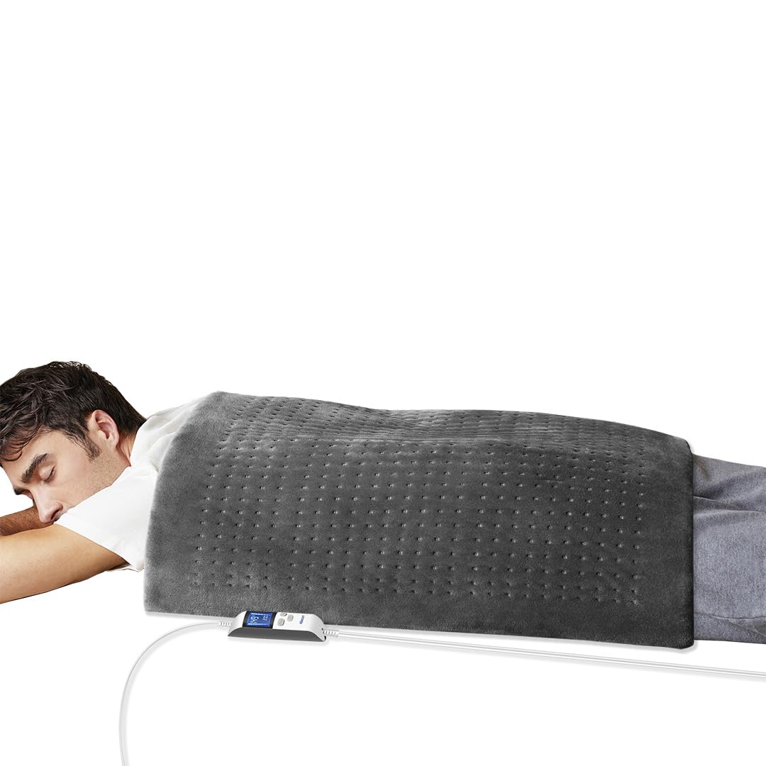 Boncare® 17"x33" Auto-Off and Stay on Extra Large Heating Pad for Back ...