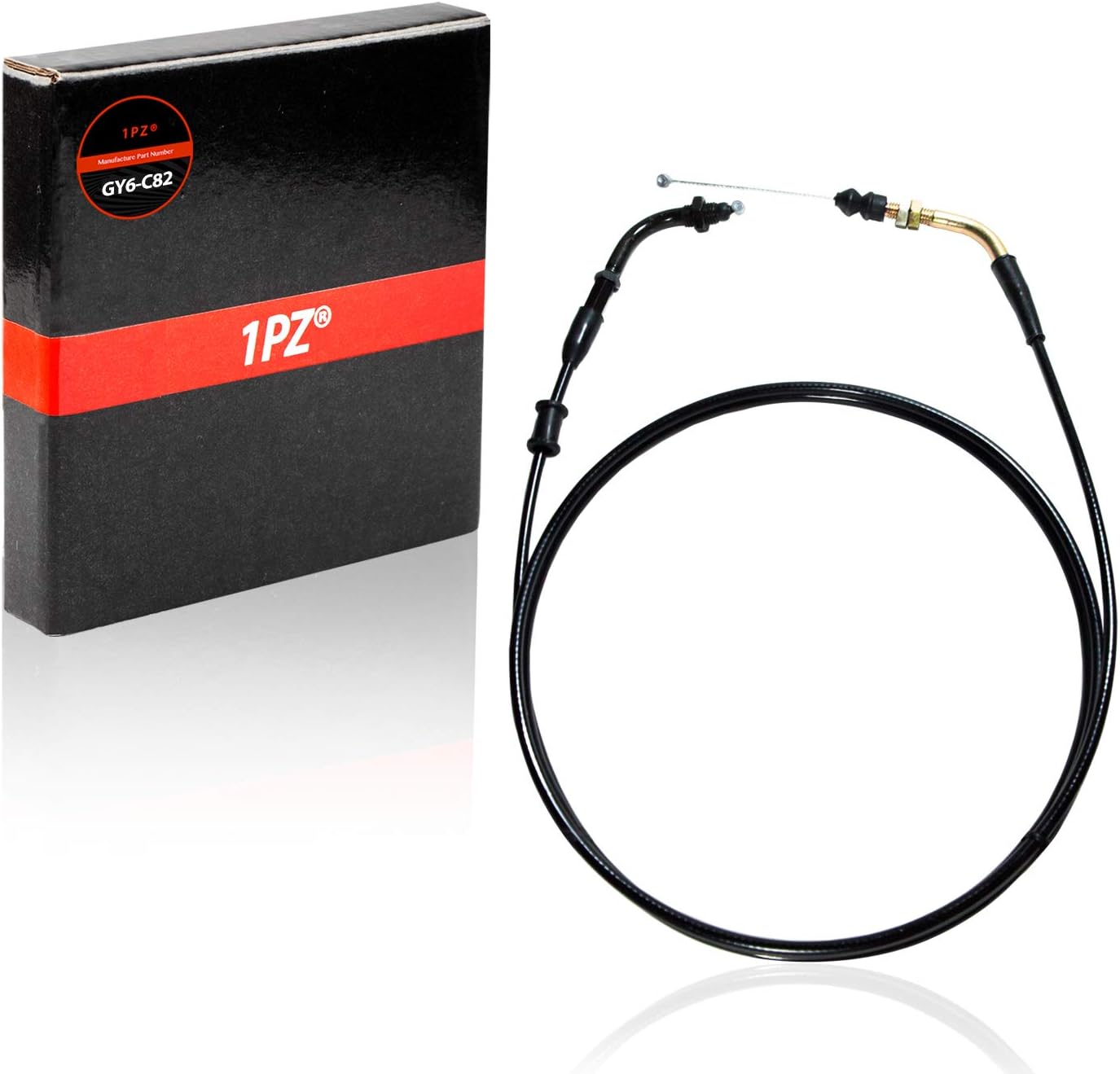Amazon.com: 1PZ GY6-C82 Universal 74" - 78" Throttle Cable for 50cc ...