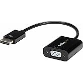 Amazon.com: StarTech.com DisplayPort To VGA Video Adapter Converter ...