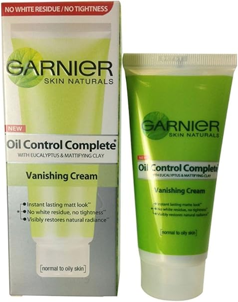 Garnier Skin Naturals Oil Control Complete Vanishing Cream 40ml: Amazon ...