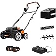 Amazon.com : Worx Nitro 40V Cordless 14" Lawn Dethatcher w/ Brushless ...