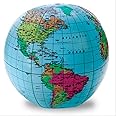 Amazon.com: Learning Resources Inflatable 12 inch Globe, Toy Globe ...