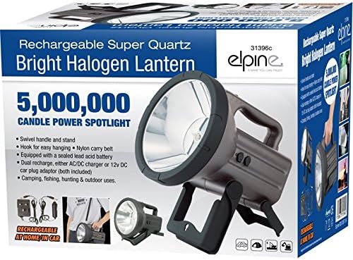 5 Million Candle Power Light LED Torch Spotlight Halogen Flashlight ...