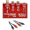 Amazon.com: Rolls VP29 Phono Preamp with 2 RCA Male to 2 RCA Male Dual ...