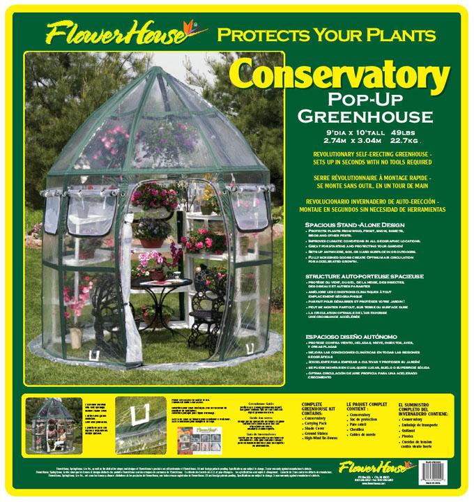 Amazon.com : FlowerHouse 100532880 Flower House FHCV900 Conservatory ...