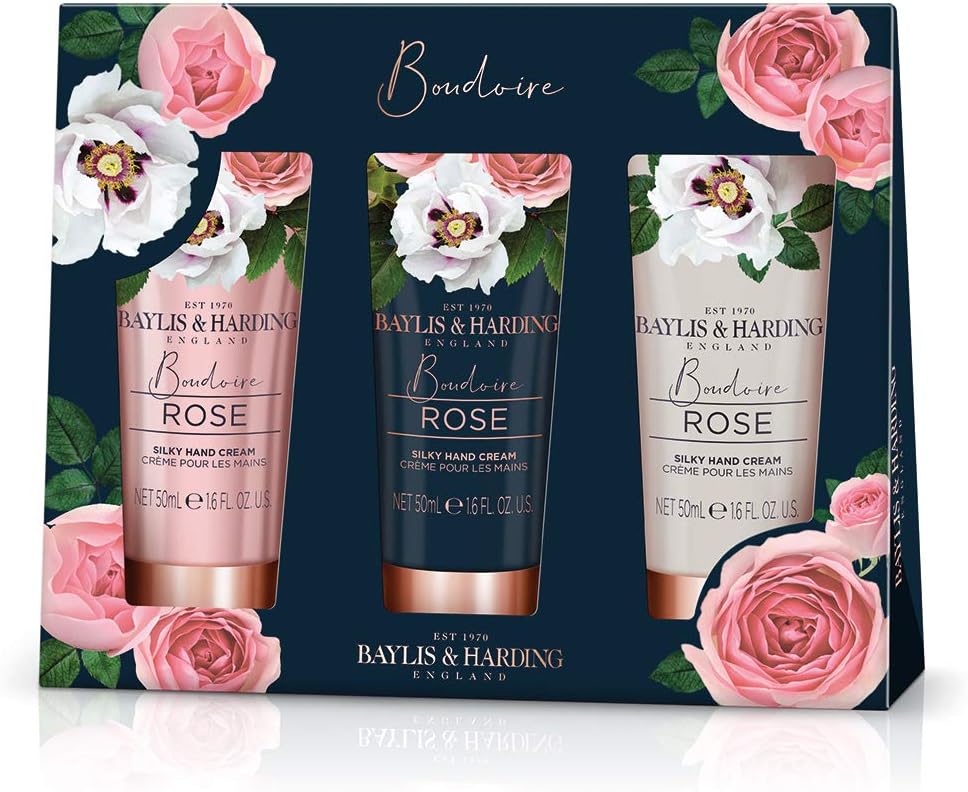Baylis & Harding Boudoire Rose 3 Hand Cream Giftset – BigaMart