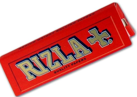 Red Rizla Standard Medium Cigarette Smoking Rolling Paper Genuine 50 ...