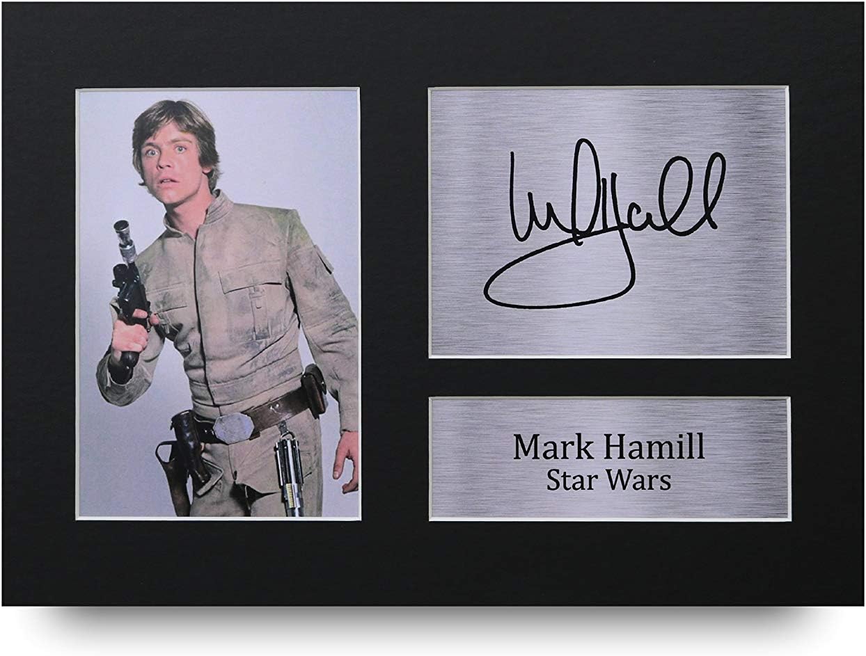 HWC Trading Mark Hamill Signed A4 Printed Autograph Star Wars Print ...