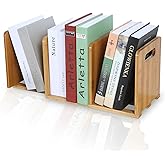 Amazon.com: Bamboo Desktop Bookshelf - Compact Tabletop Bookcase for ...