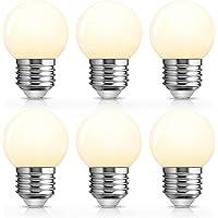 Globe LED Low Watt Light Bulbs, 1W Equivalent 15 watt Soft White 3000K ...