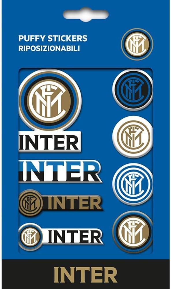 FC Inter Milan Bubble Sticker Set (Einheitsgröße) (Blau): Amazon.de ...