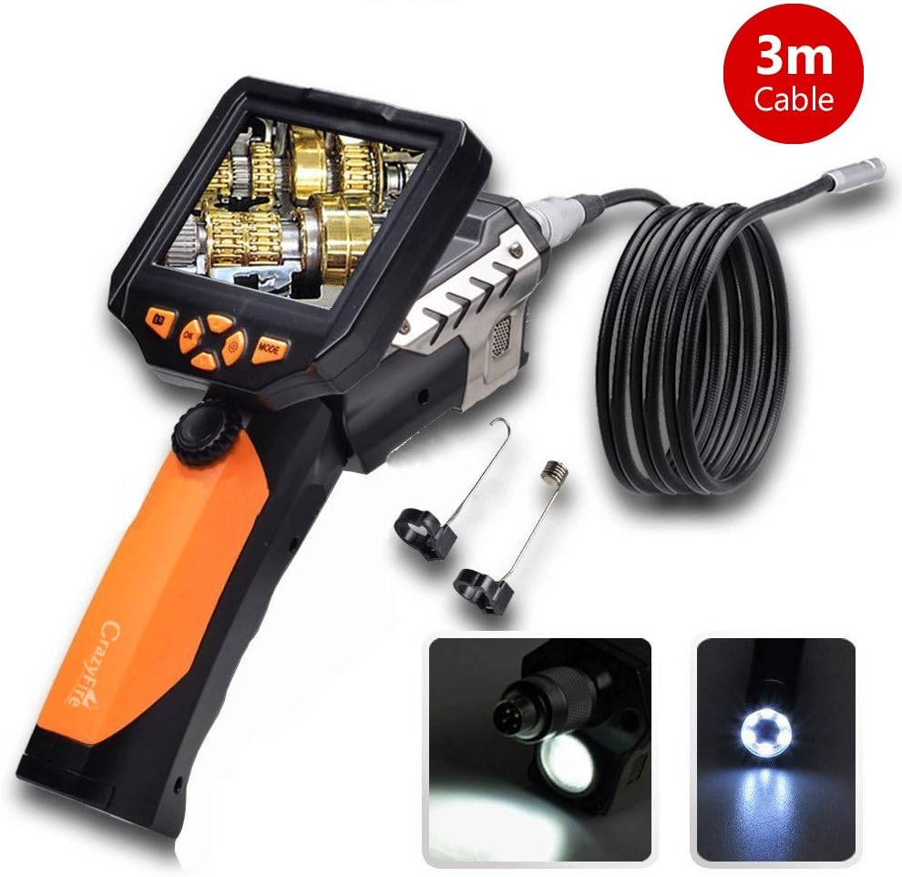 3.5 Inch LCD Monitor Inspection Camera Endoscope CrazyFire Borescope ...