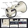 HornPro Megaphone 75 Watt Siren Bullhorn - Bullhorn Speaker w ...
