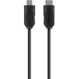 Amazon.com: Belkin High Speed HDMI to Micro HDMI Cable with Adapter ...