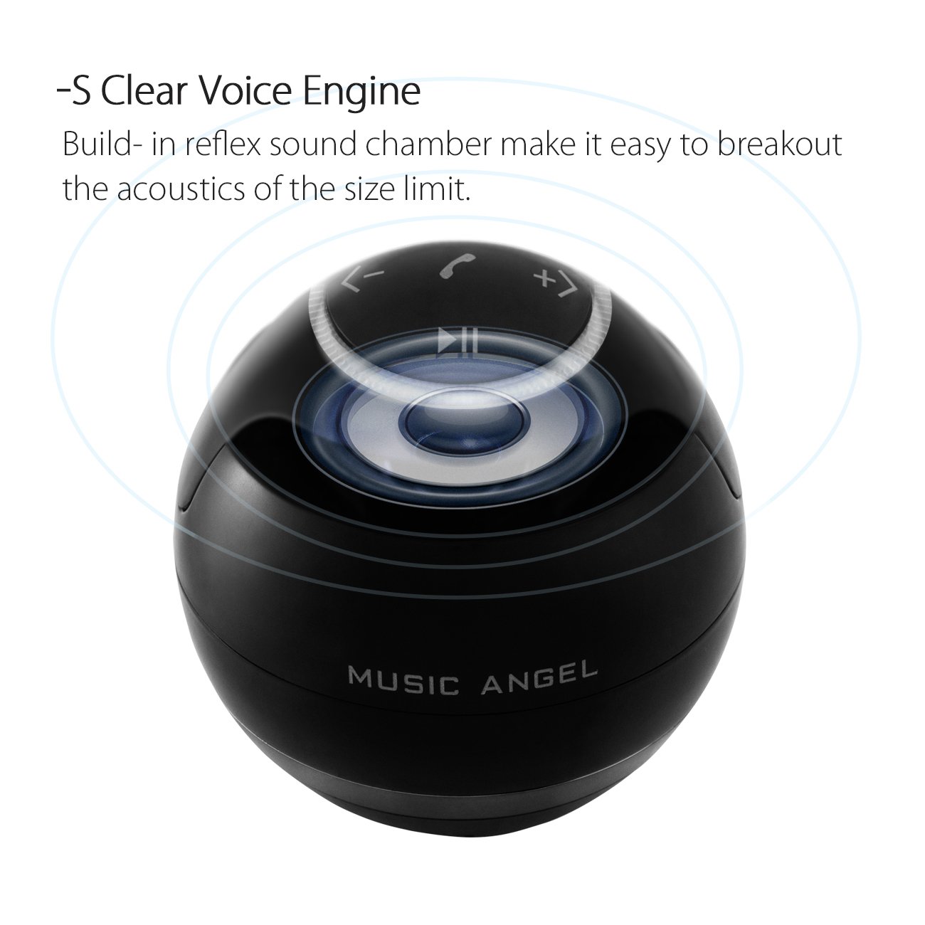 Music Angel JH-FD19 Levitating Portable Wireless Bluetooth Speakers ...