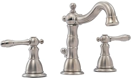 Pegasus 67127-8004 Lyndhurst Series Widespread Lavatory Faucet, Brushed ...