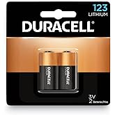 Amazon.com: Duracell Dl123ab2bpk Ultra High-Power Lithium Battery 123 ...