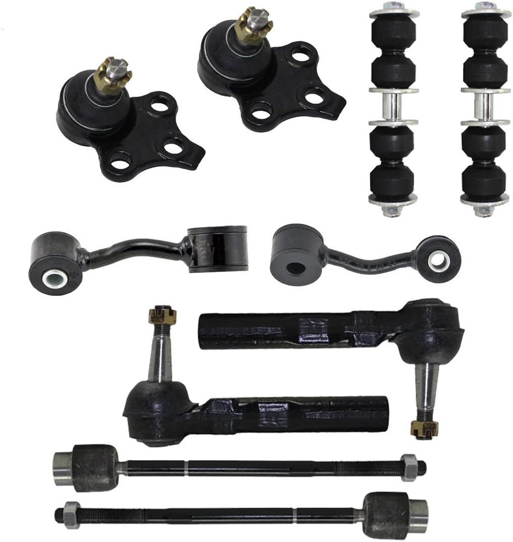 Amazon.com: Detroit Axle - 10-Piece Front Suspension Kit - (2) Front ...