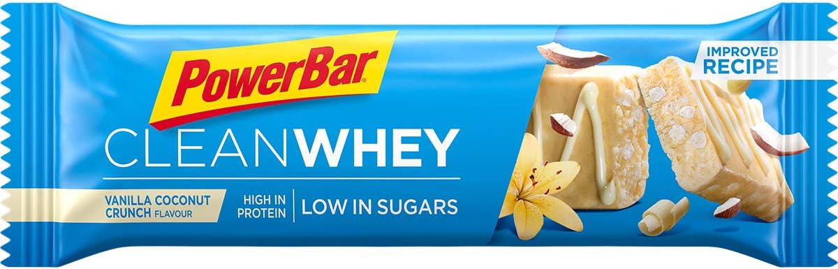 PowerBar Clean Whey Vanilla Coconut Crunch 18x45g – High Protein Low ...