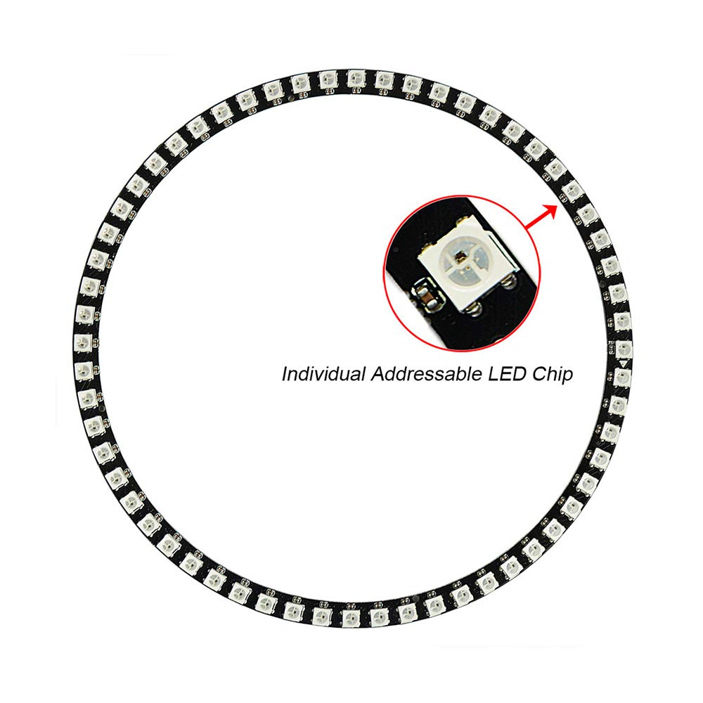 Mua 60 LEDs WS2812B 5050 RGB LED Ring Lamp Light Individually ...