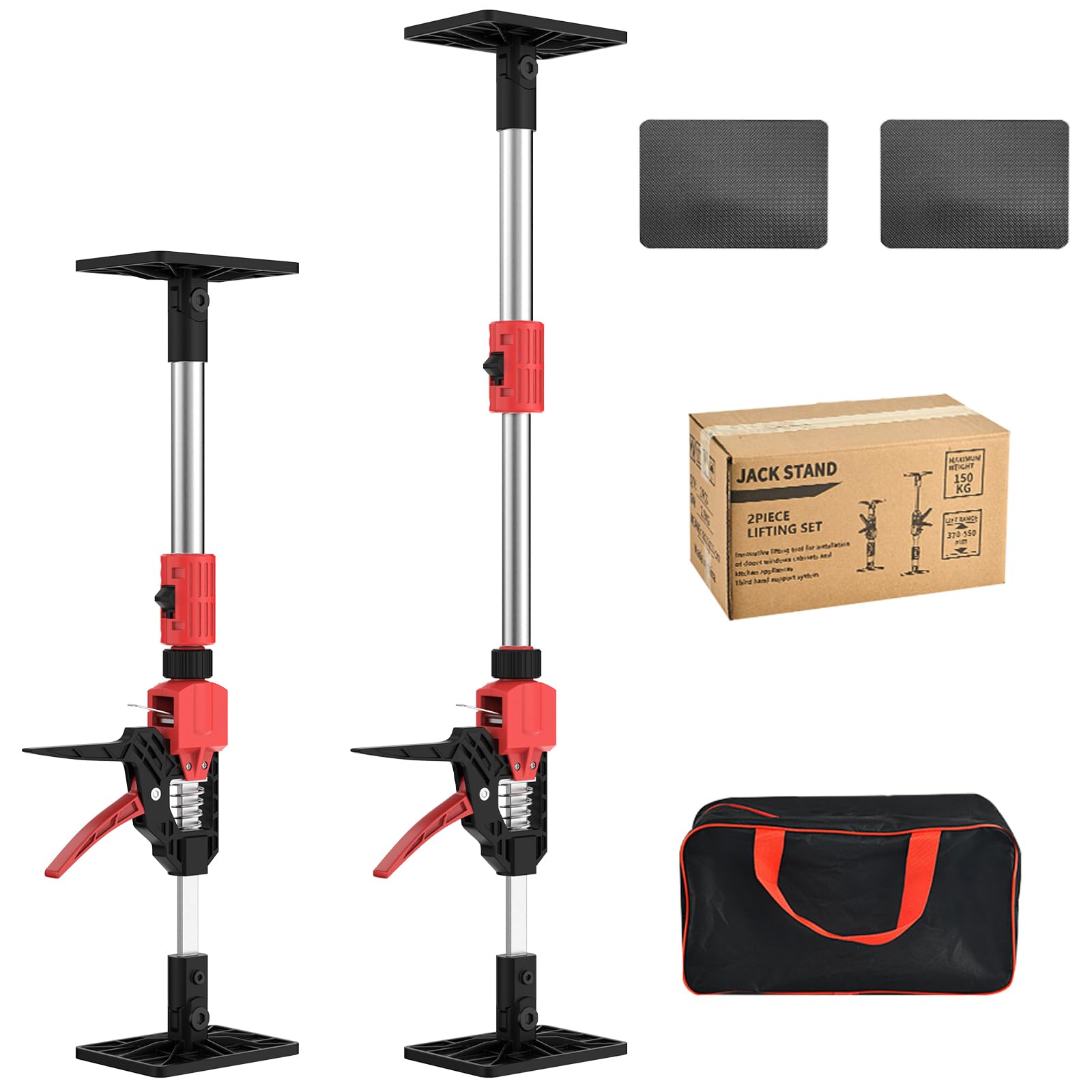 Cabinet Jacks for Installing Cabinets, Cabinet Jack Support Pole plate ...