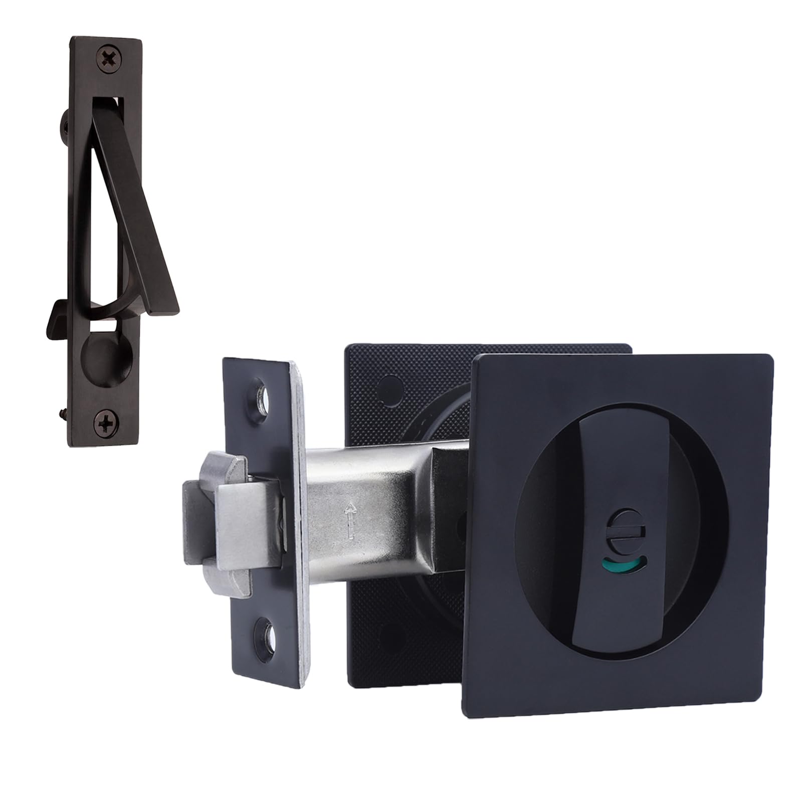 Dontay Pocket Door Lock, Color Coded Indicators, Privacy (Bed/Bath ...