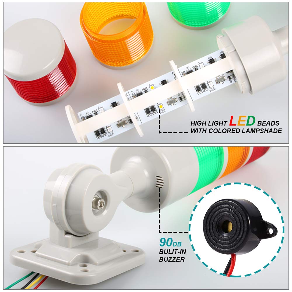 Mua LUBAN Led Signal Tower Stack Lights, Industrial Signal Warning ...