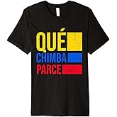 Amazon.com: Qué Chimba Parce Colombia Flag Retro Vintage Colombian ...