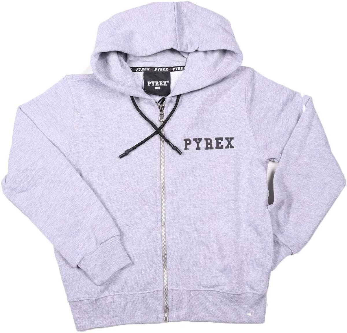 Pyrex Boys' Hoodie Black Black - Grey - 8 UK: MainApps: Amazon.co.uk ...