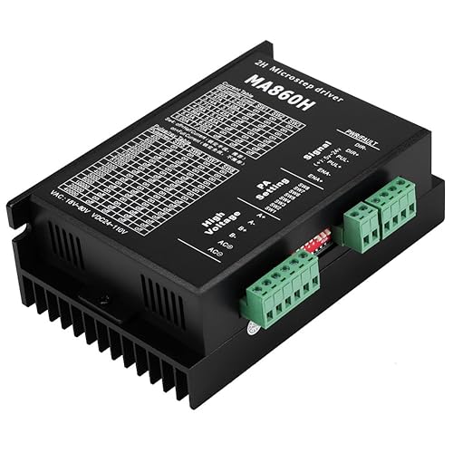 Nema 34 Stepper Motor Driver Controller, 18-80V AC / 24-110V DC 7.2A ...