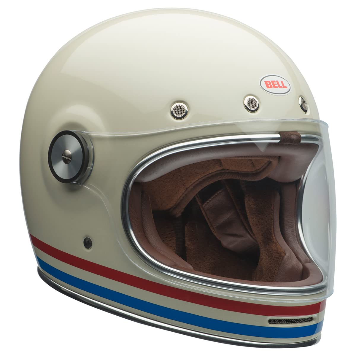 Mua Bell Bullitt Helmet (Stripes Gloss Pearl White/Red/Blue - Medium ...