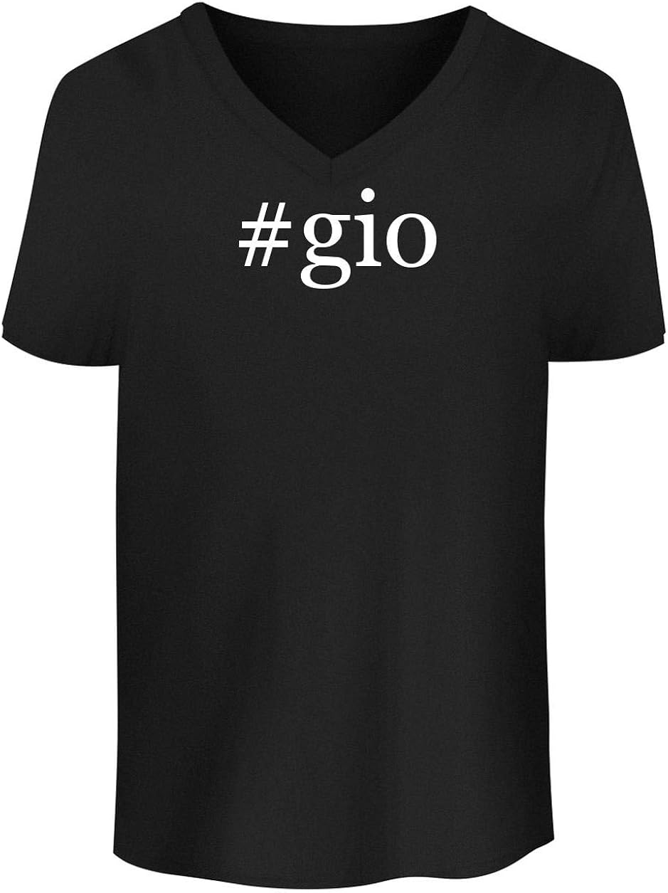 Amazon.com: #gio - Men's Soft & Comfortable Hashtag V-Neck T-Shirt ...