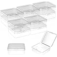 Amazon.com: KUAIQU Beads Storage Containers,12-Pack Mini Clear Plastic Organizer Box Small ...