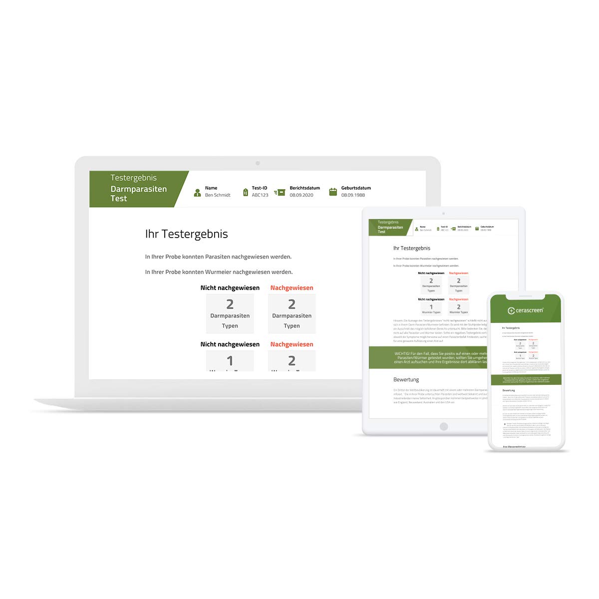 Mua Intestinal Parasite Test by CERASCREEN - Test for Parasites + Worm ...