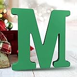 Amazon.com: AOCEAN 6 Inch Blue Wood Letters Unfinished Wood Letters for ...