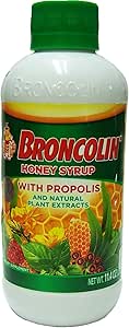 Amazon.com: Broncolin Cough Syrup With Propolis Jarabe Para La Toz ...