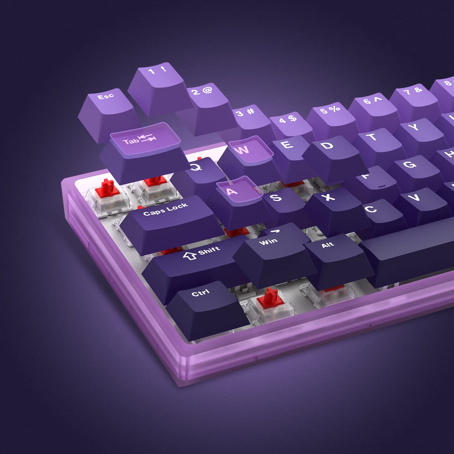 Mua Womier PBT keycaps, Cherry Profile keycaps 75 percent, double shot ...
