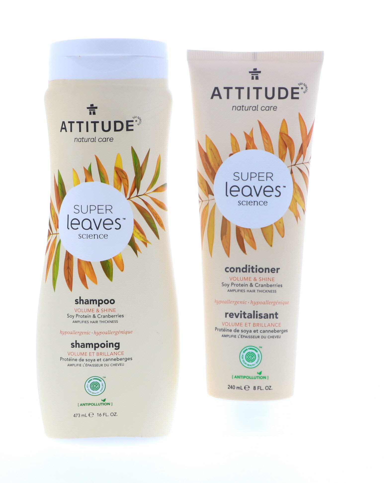 Mua ATTITUDE Super Leaves Volume Shine Shampoo Conditioner- Soy Protein ...