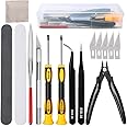 LIFEGOO Gundam Model Tools Kit, 16Pcs Modeler Basic Tools Craft Set ...