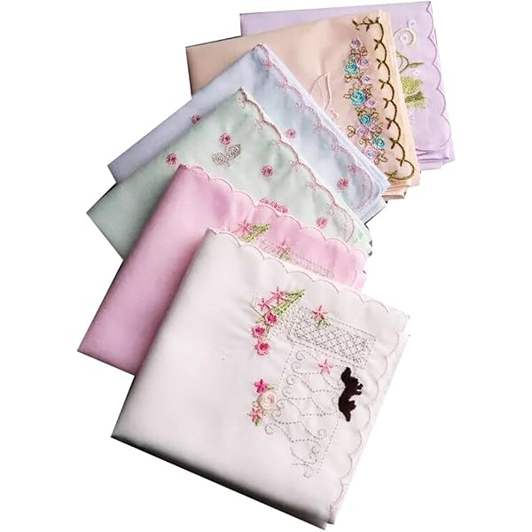 Ladies Hankies Selected Hanky Women's Cotton Handkerchiefs With ...