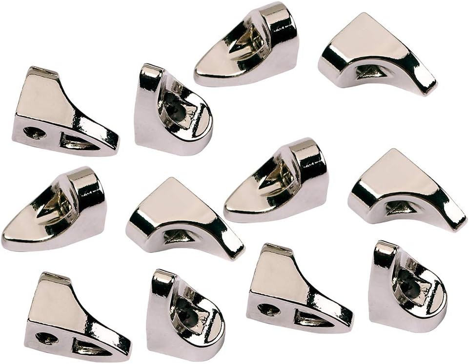 Amazon.com: Pack Of 12 Zinc Alloy Banjos Brackets Chrome Banjo ...