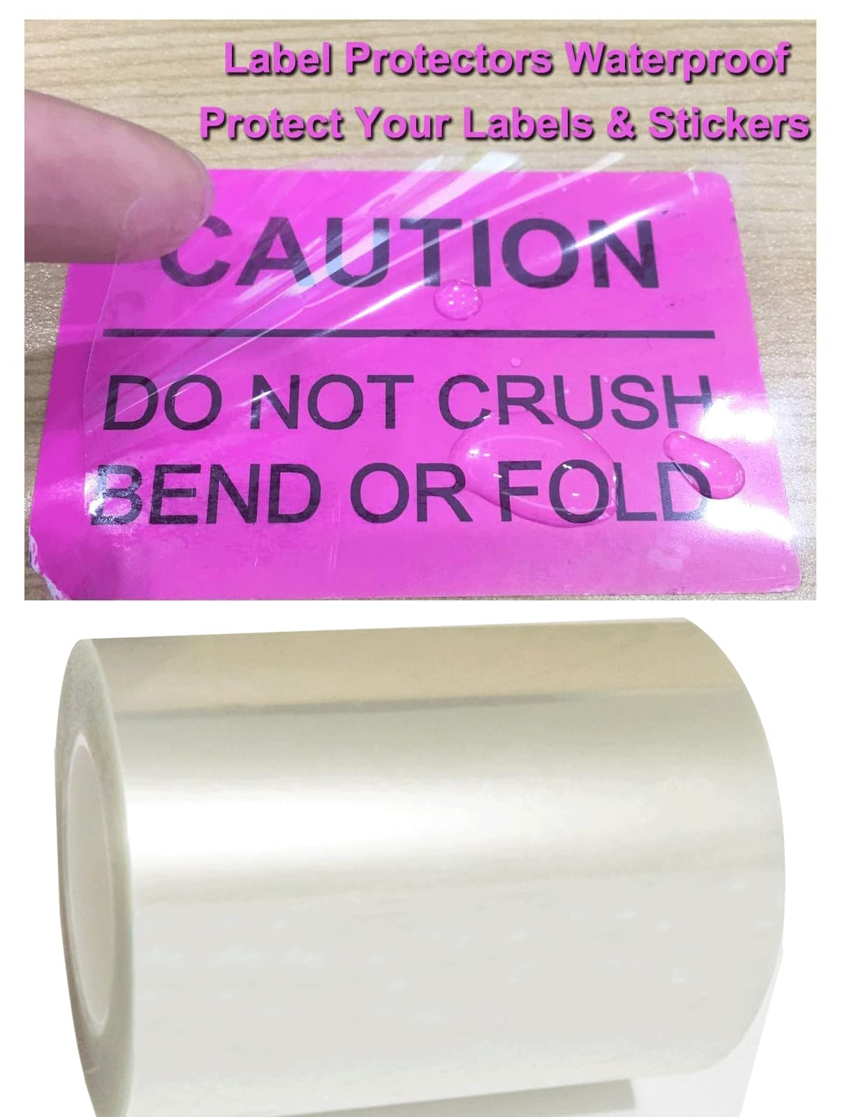 Mua 500 Pcs Label Protector Book Spine Label Protector 4x2 inch ...